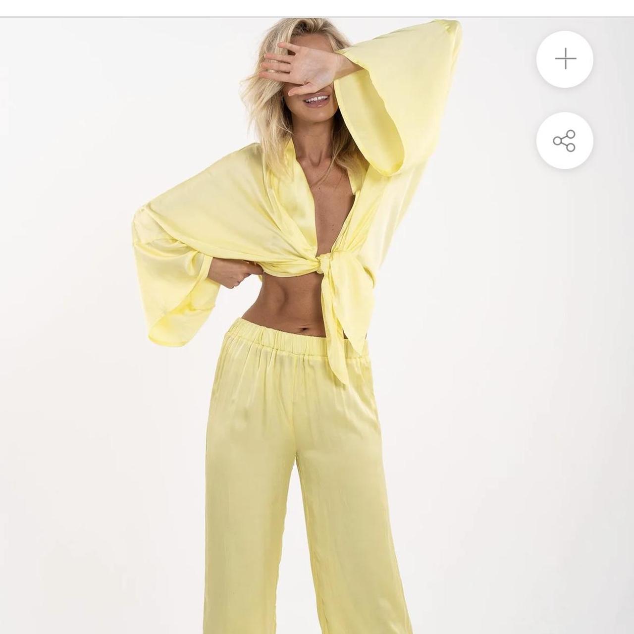 Pippa the label Silk set -size small Would fit XS/S - Depop