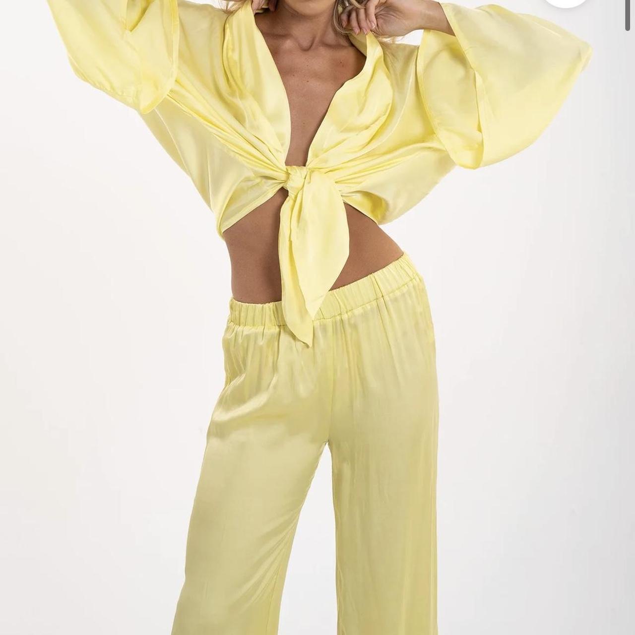 Pippa the label Silk set -size small Would fit XS/S - Depop