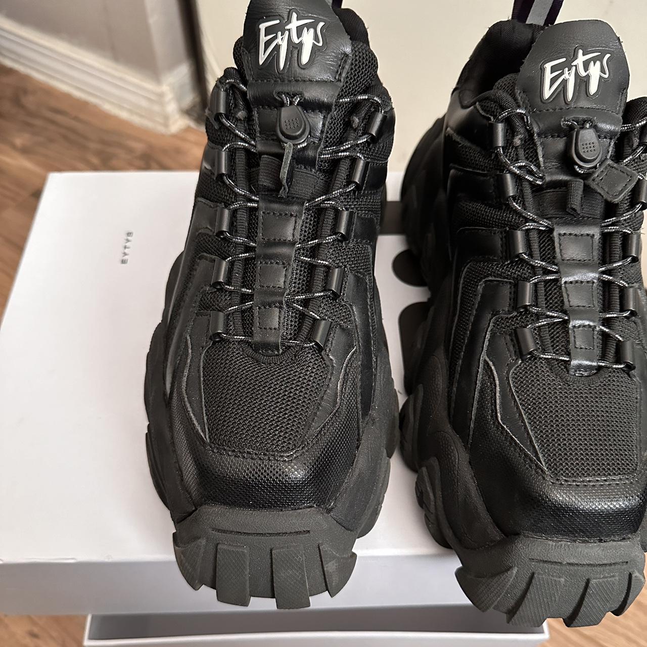 EYTYS HALO BLACK SHOES too big for me only worn... - Depop