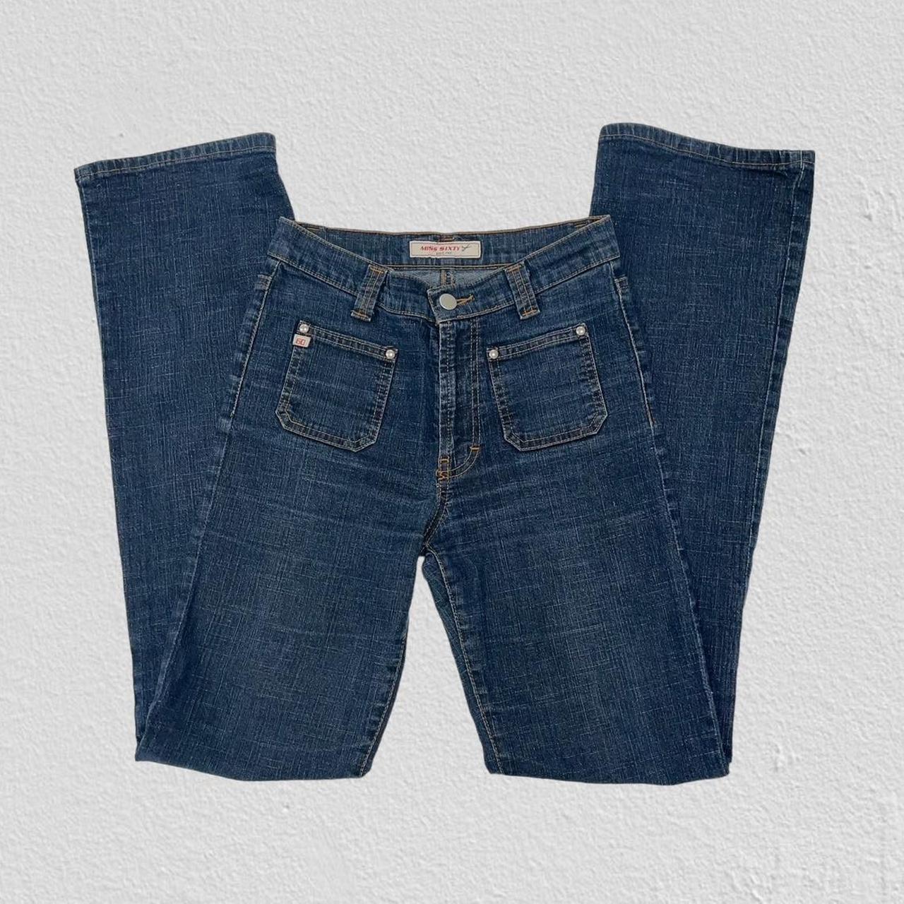 Miss sixty jeans vintage low rise pants 90s flared... - Depop