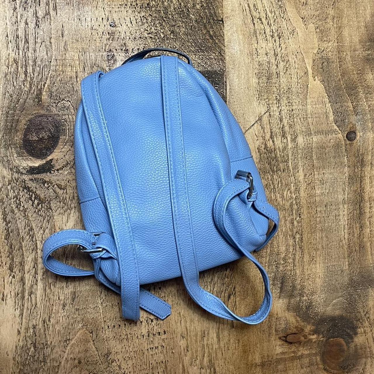 Mini blue backpack - Depop
