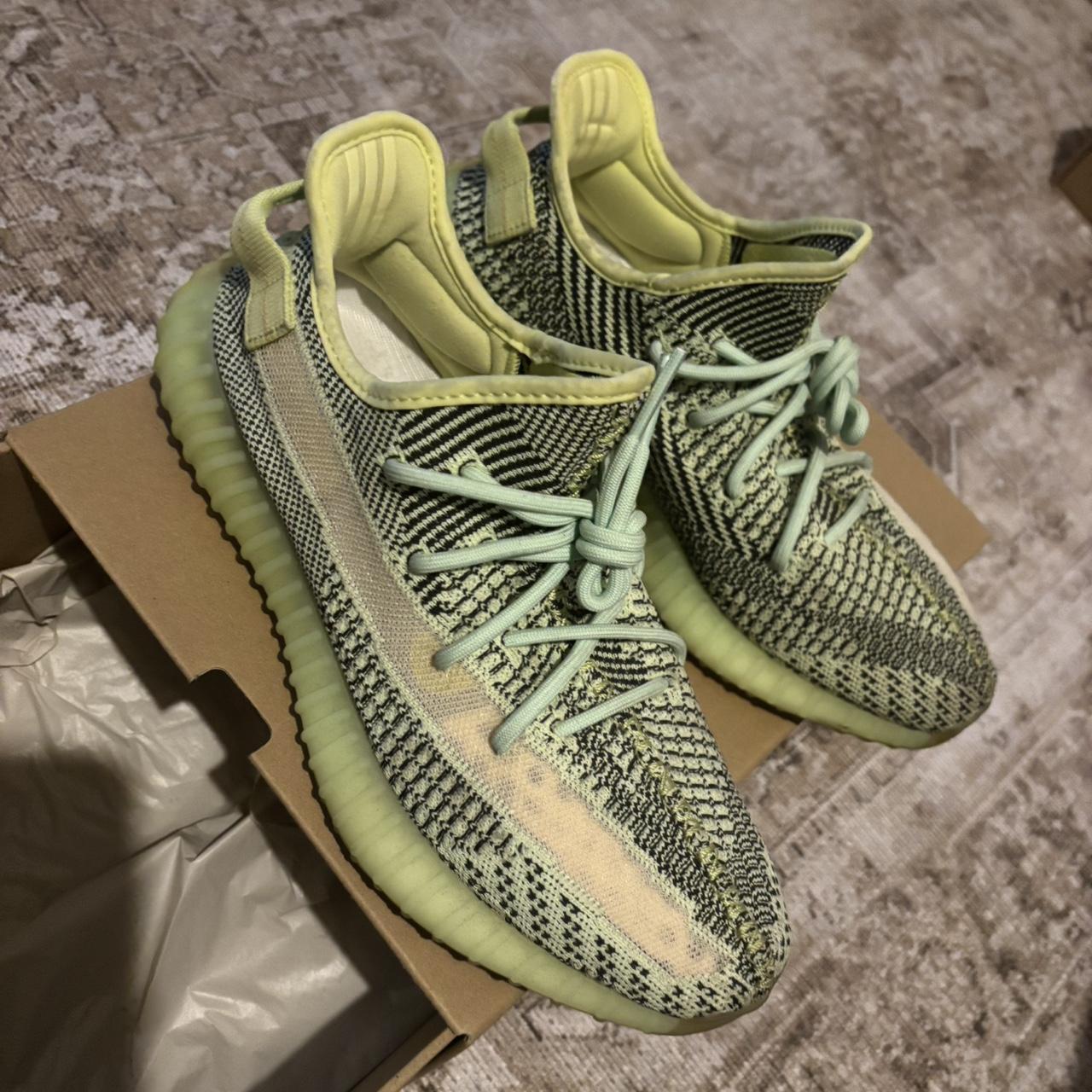 Yeezy 350 v2 yeezreel Been worn a couple times but... - Depop
