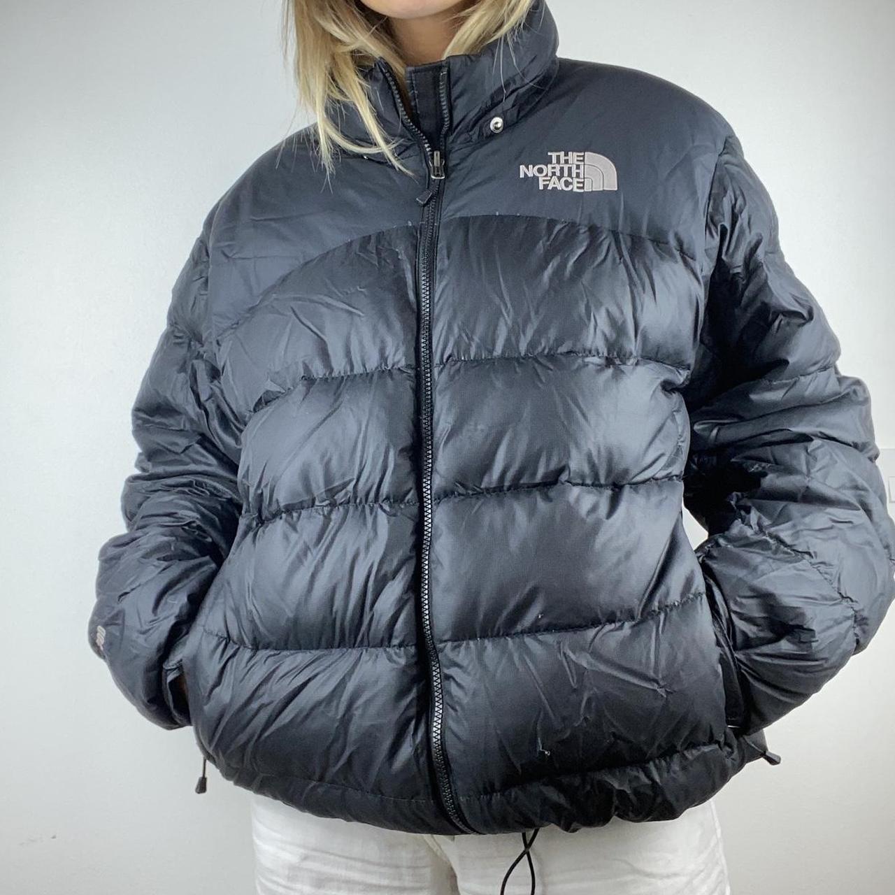 Black Nuptse North Face 500 puffa jacket. - Depop