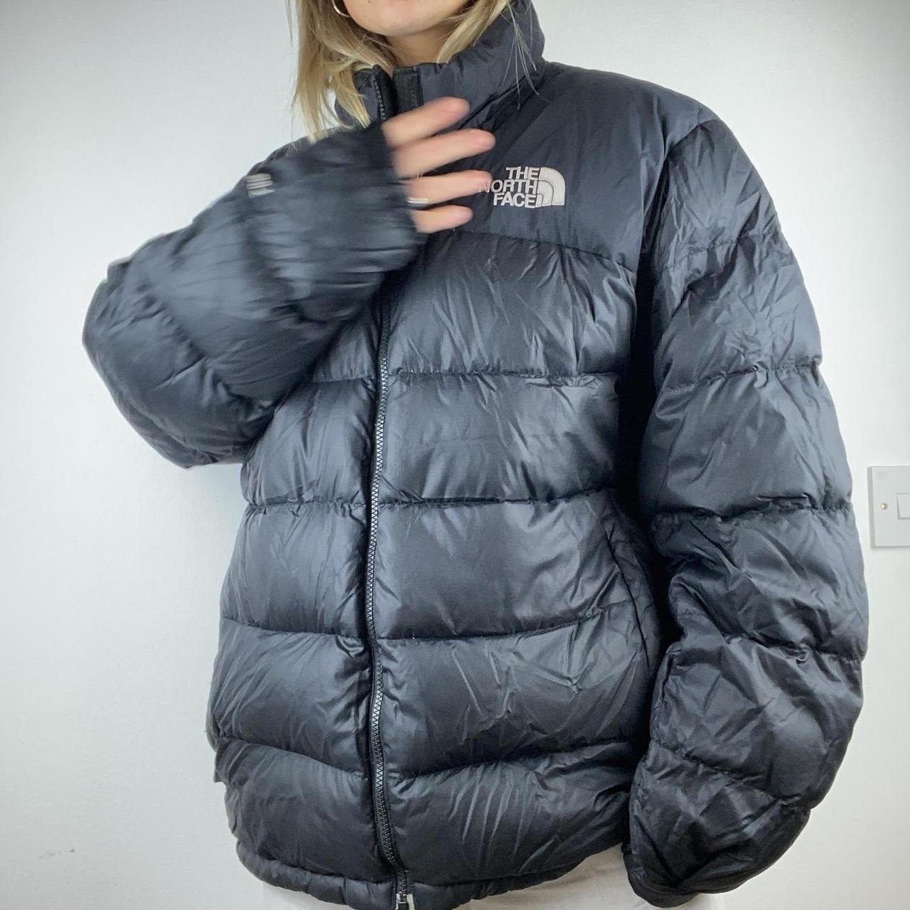 Black Nuptse North Face 500 puffa jacket. - Depop