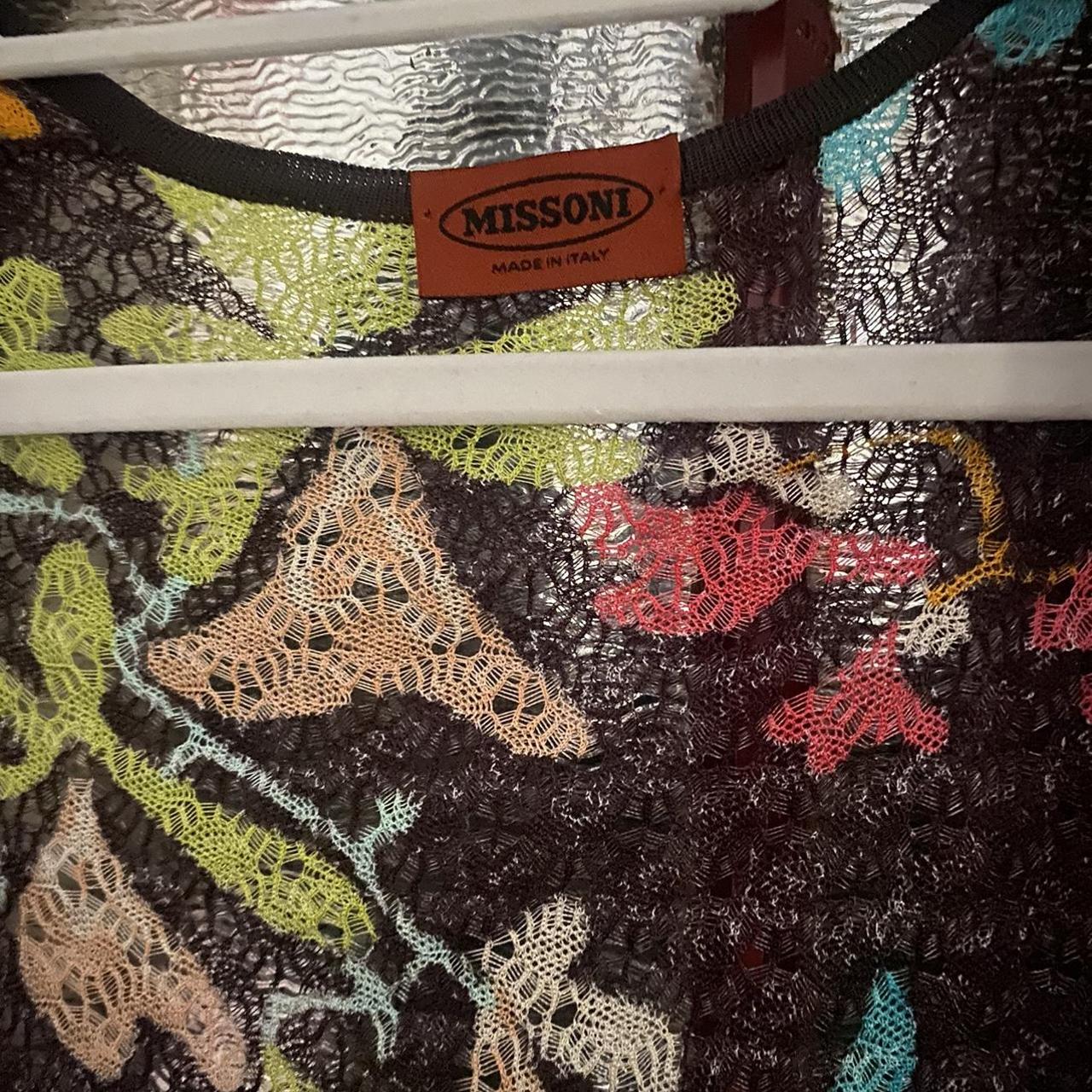 MISSONI ITALY Knit long sleeve cardigan top A CRAZY... - Depop