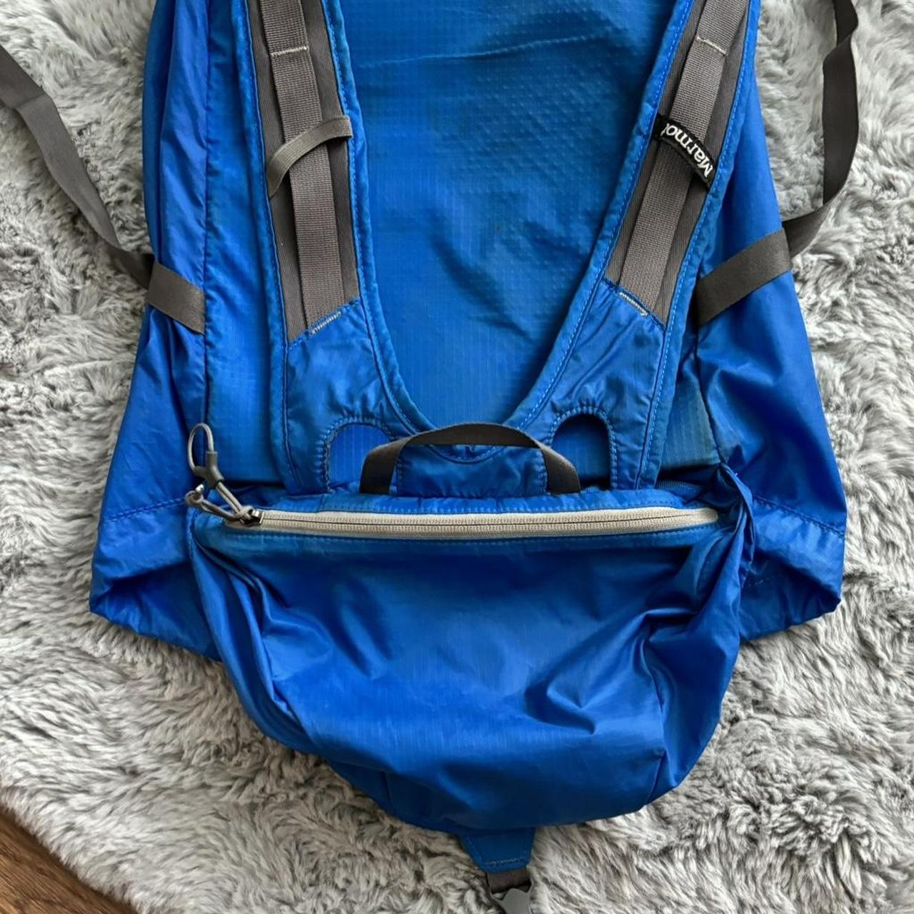 Marmot hiking backpack 💙 super lightweight, all... - Depop