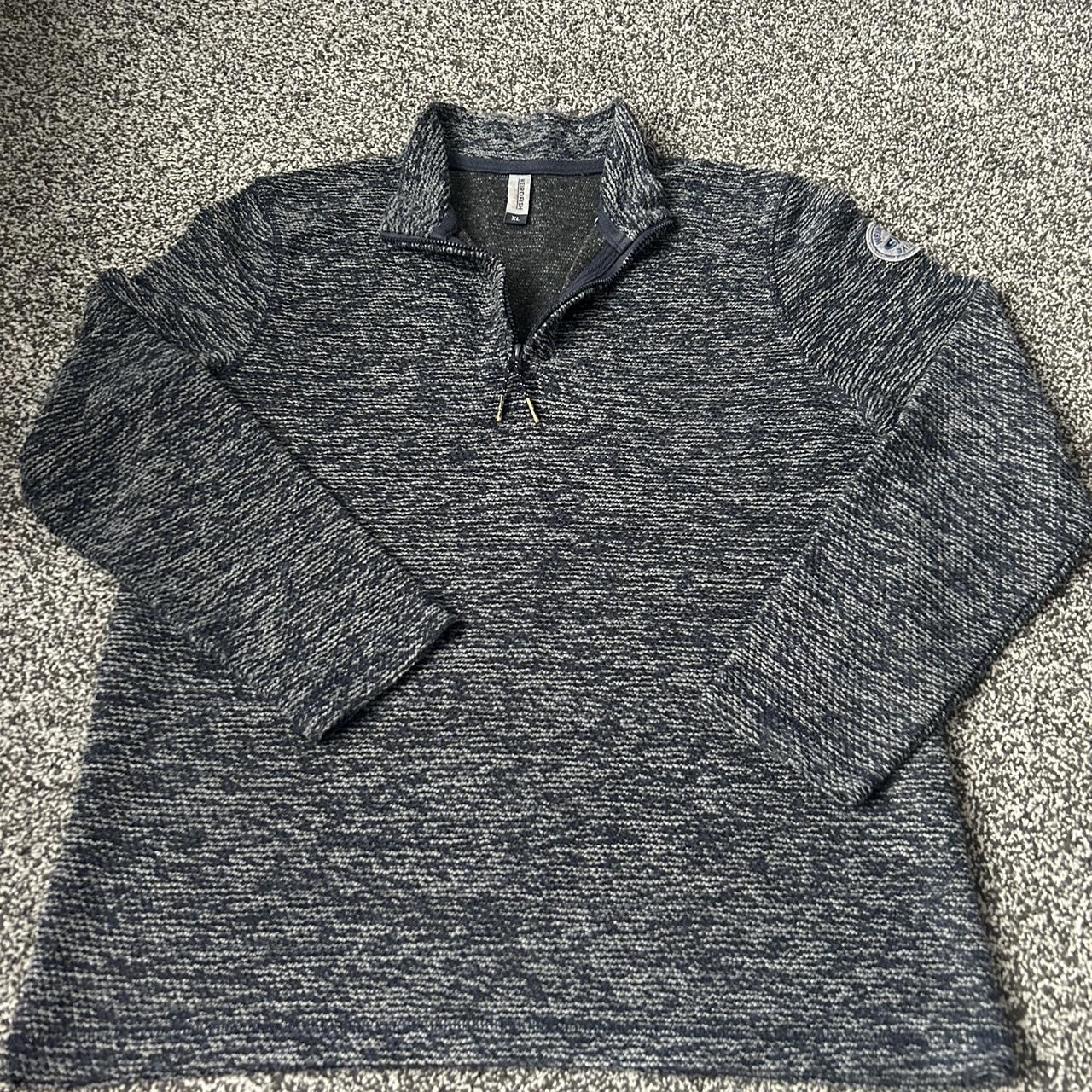 Weird fish 3/4 zip jumper size XL Mens Used Good... - Depop