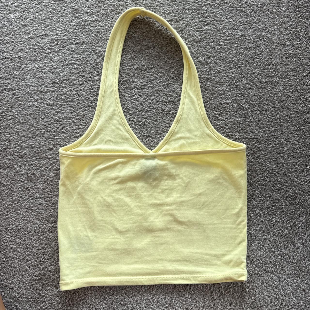 Factorie Butter Yellow Halter Top Size XXS (6) Great... | Depop