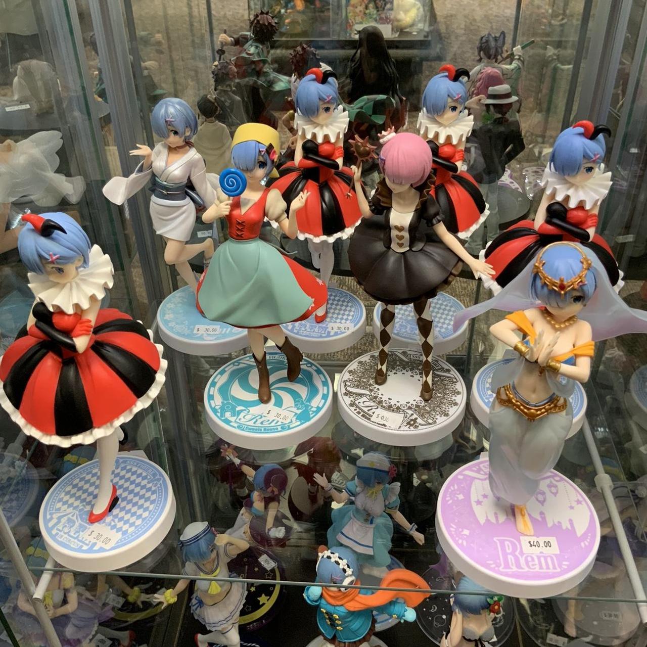 Rem Re:Zero fate figures Price is $20 each. All... | Depop