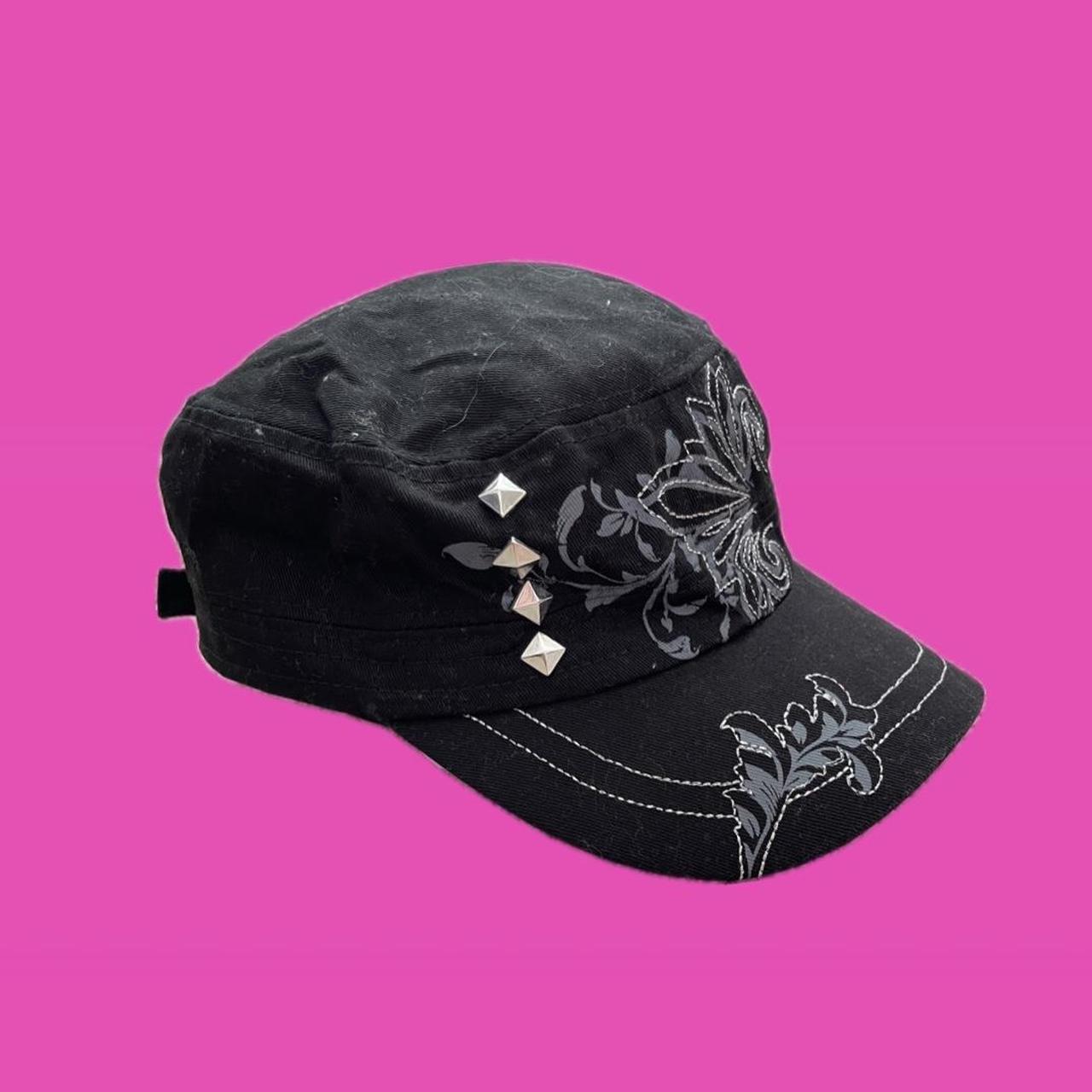 Y2K grunge steam punk goth cadet cap #y2k #grunge... - Depop