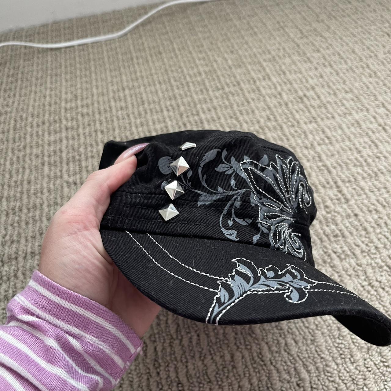 Y2K grunge steam punk goth cadet cap #y2k #grunge... - Depop