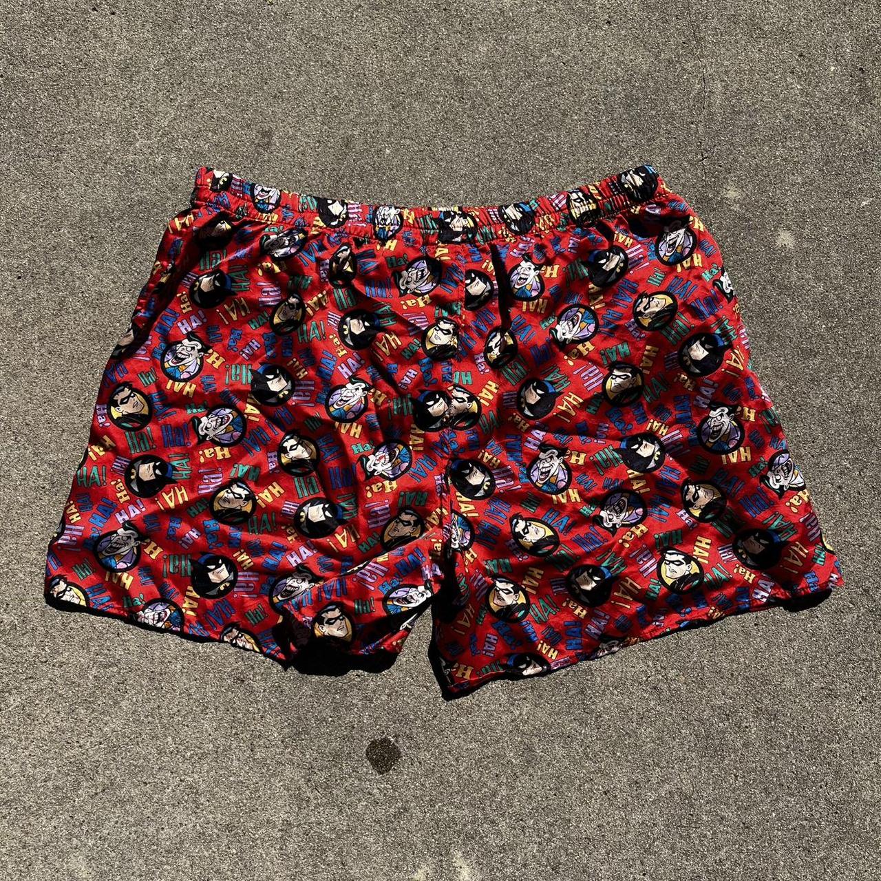 100% Silk vintage Batman boxer sleeper shorts.... | Depop