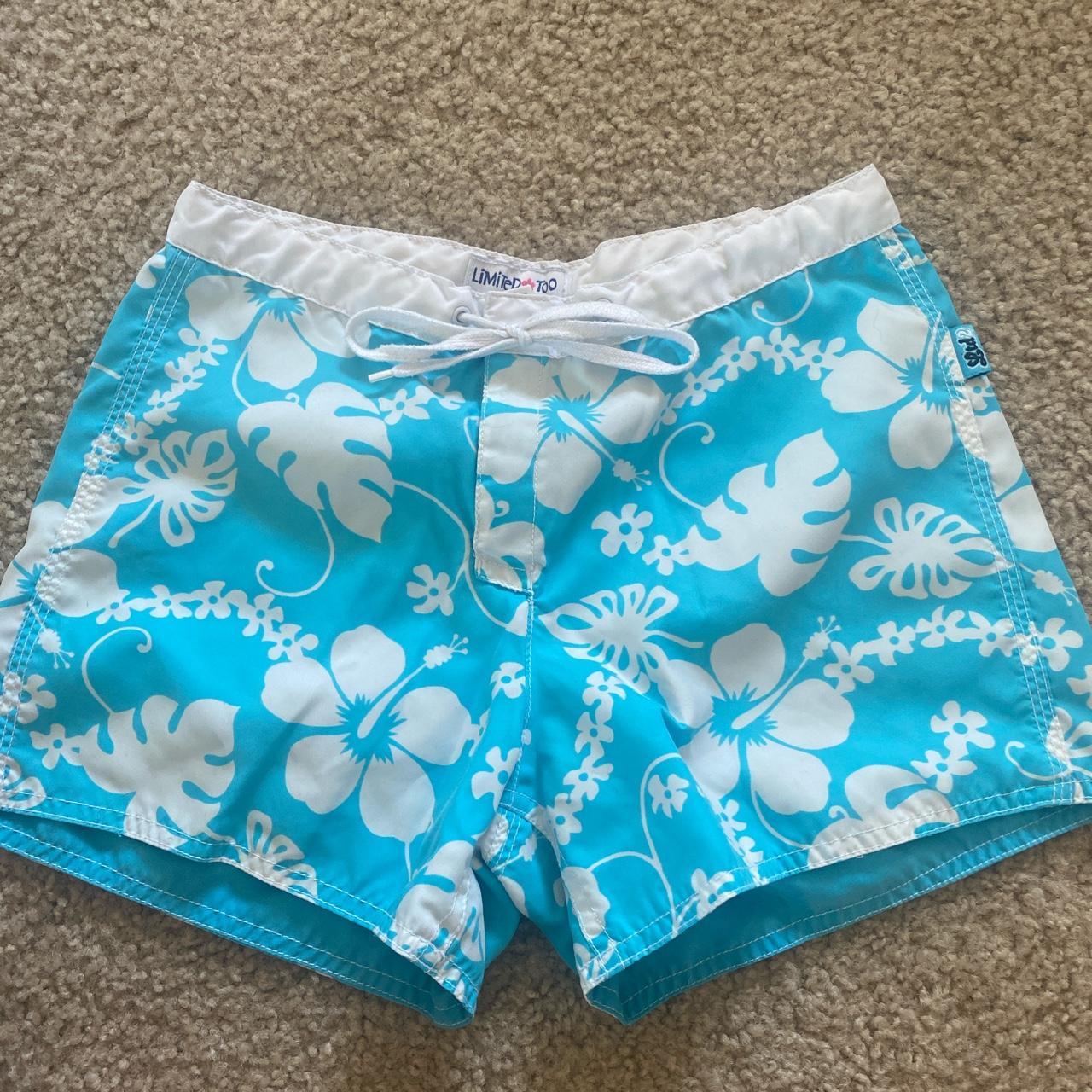 ADORABLE vintage Limited Too swim shorts!!! These... - Depop