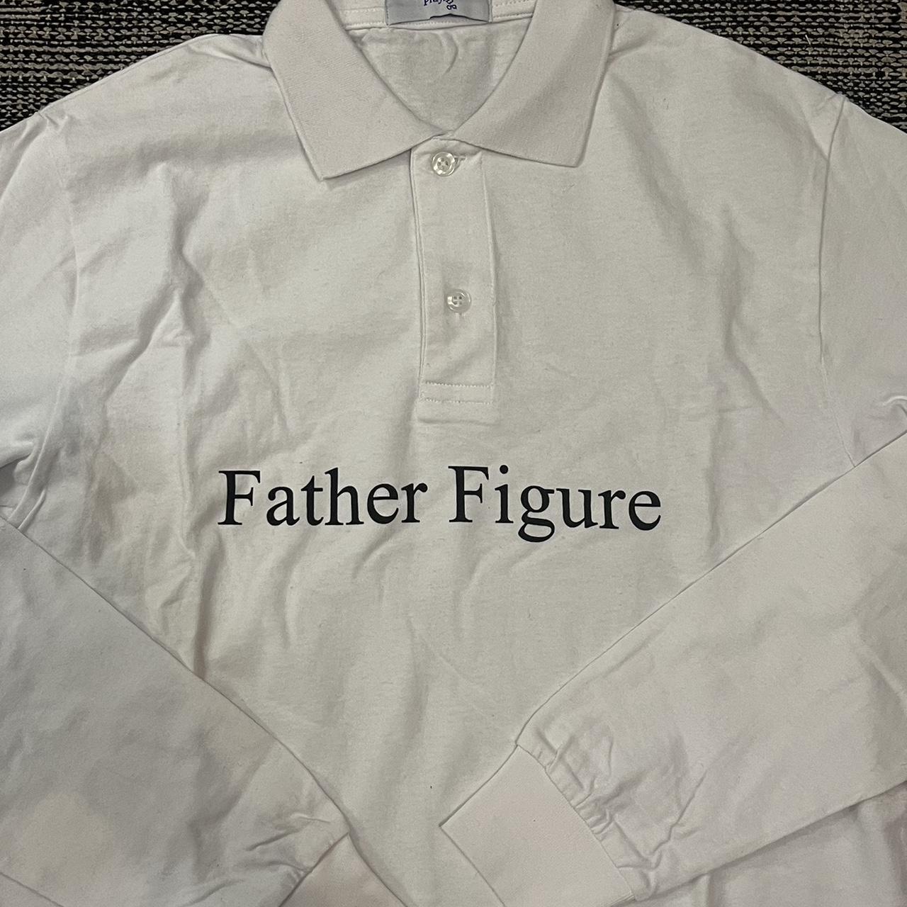 Praying cotton “Father Figure” long sleeve polo. US... | Depop