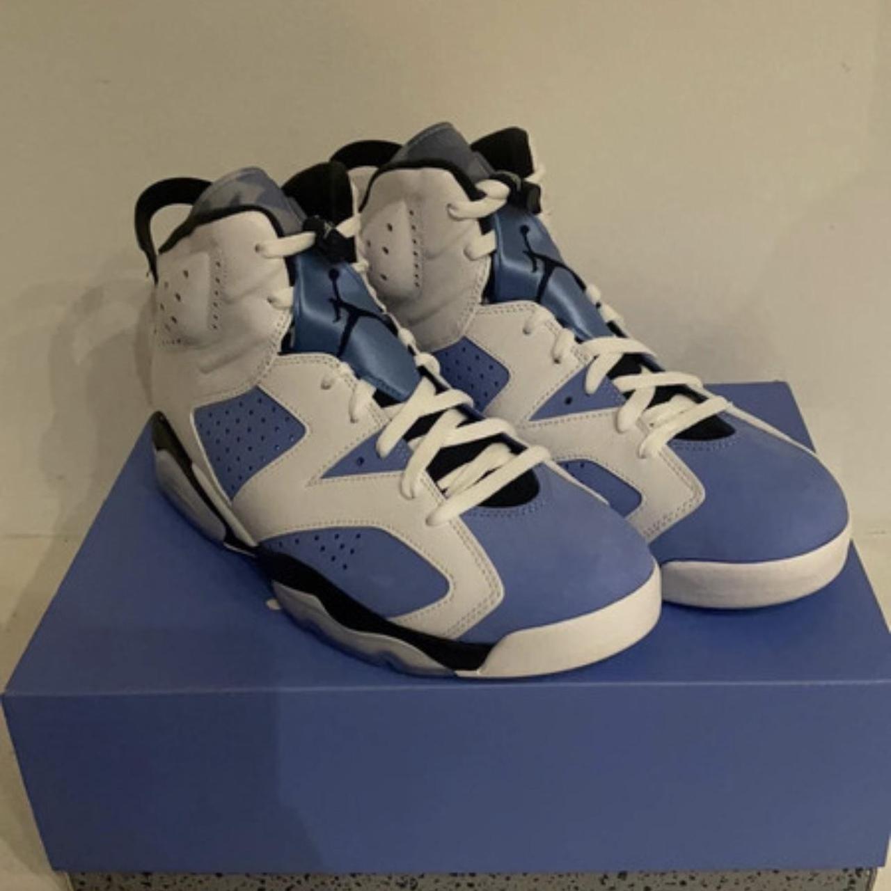 Brand new Jordan 6 university blue with box. Size UK... - Depop