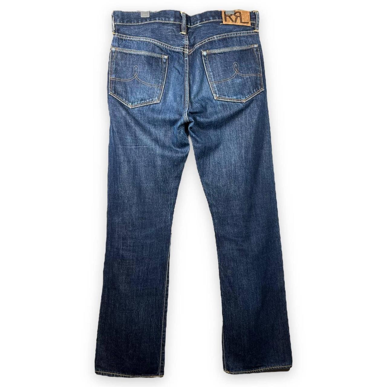 RRL Double RRL Straight Leg Dark Japan Woven... - Depop