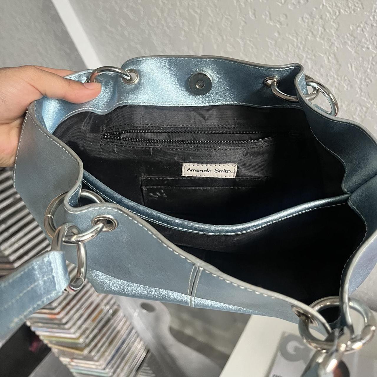 super cute chromatic blue mini purse, small but can... - Depop