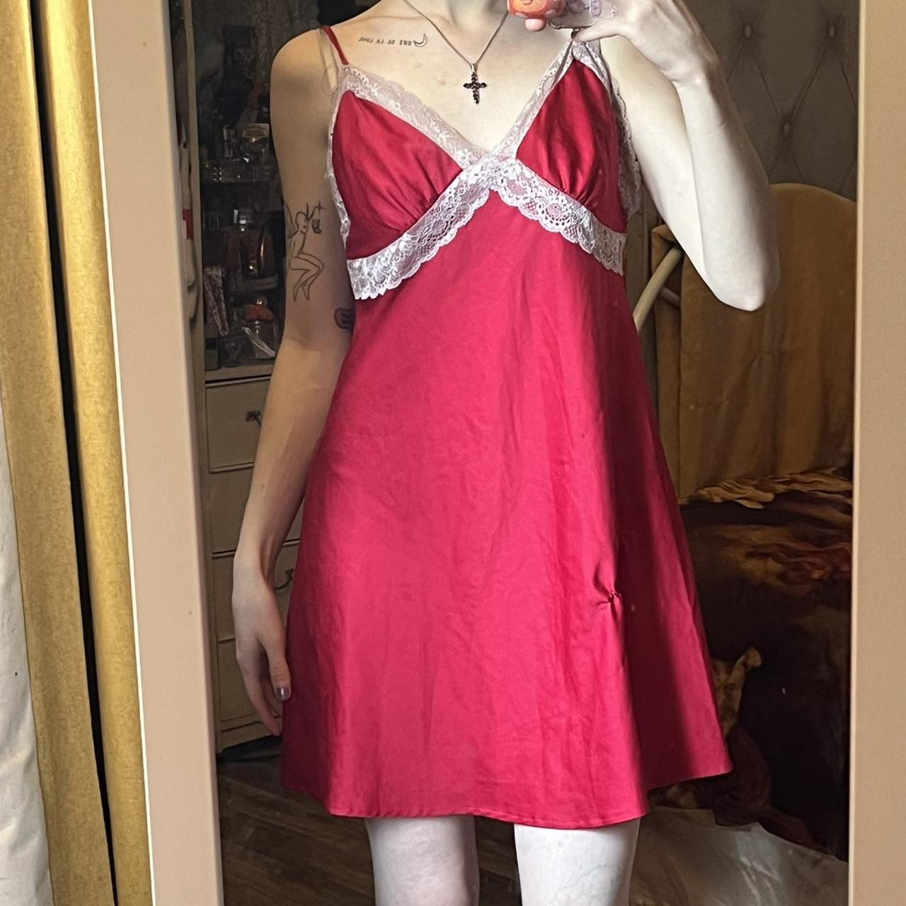 Bratz Women's Pink and Red Dress | Depop