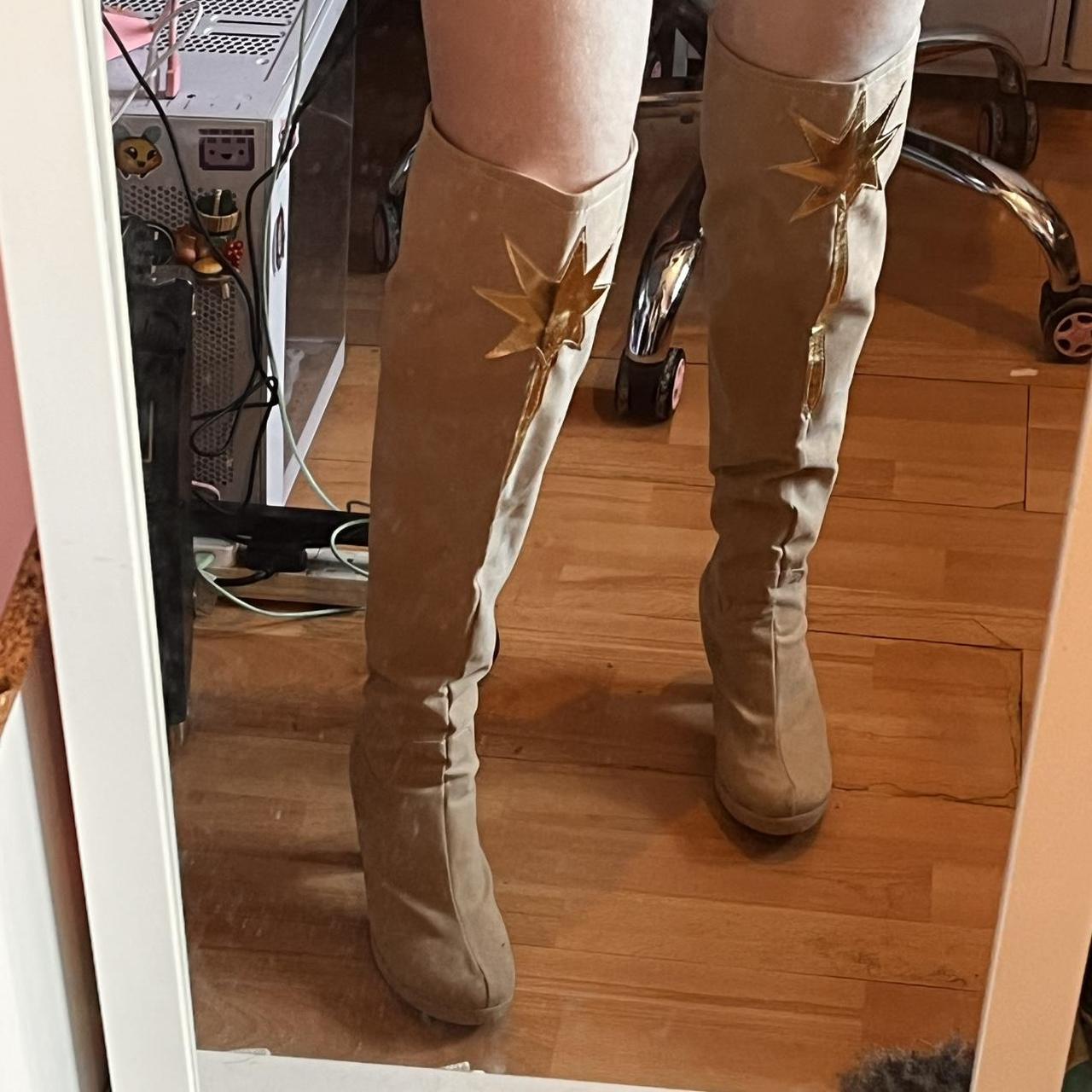 🖤 the boys starlight knee high cosplay boots, worn... | Depop