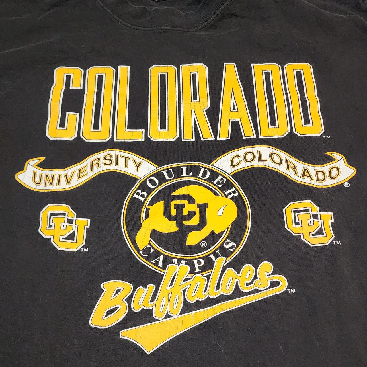 Vintage 90s CU Colorado University Buffalo Footbal... - Depop