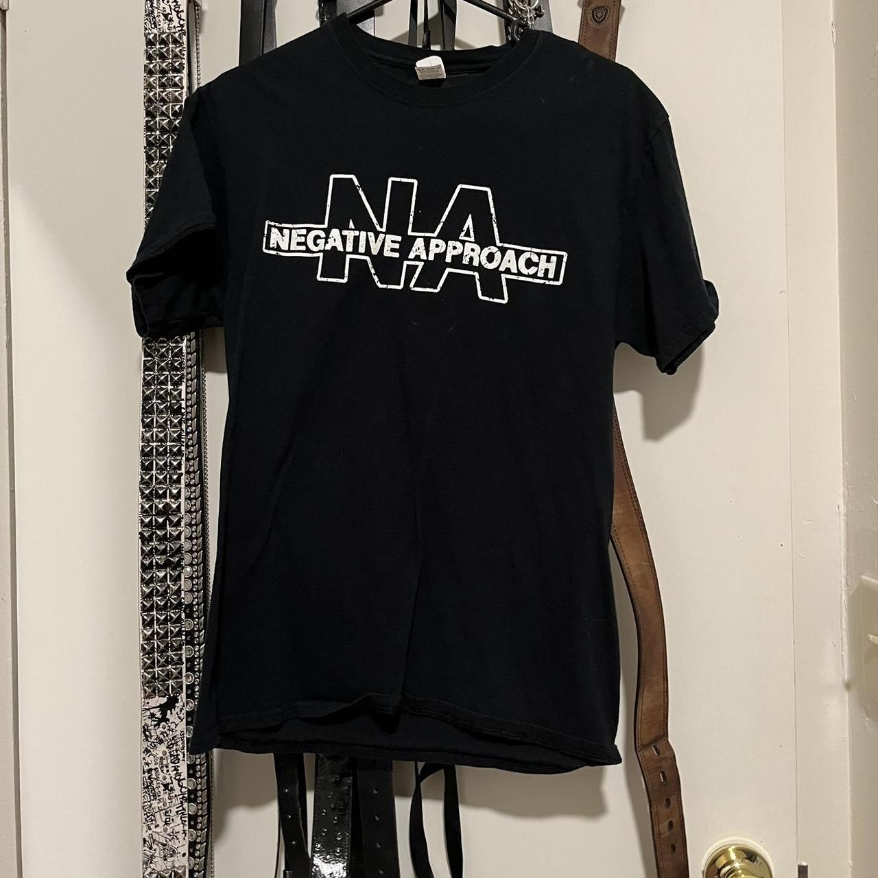 Negative Approach band shirt size medium - Depop