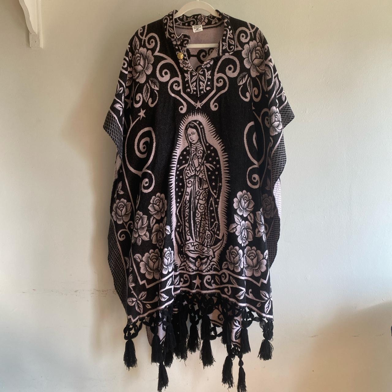 Gorgeous woven full length poncho Purchased in... - Depop