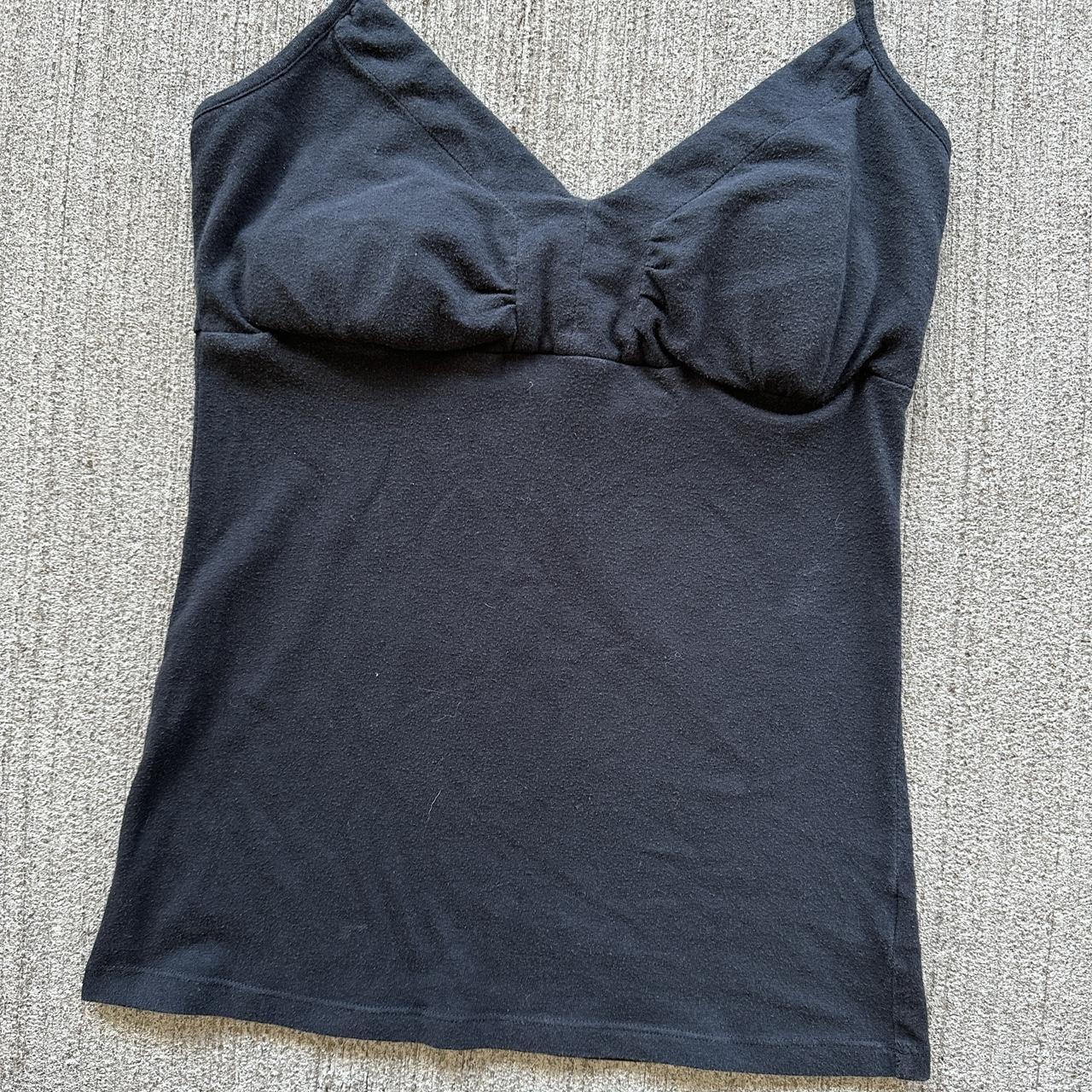 2000s Derek Hearts Black Tie Halter Top ★... - Depop