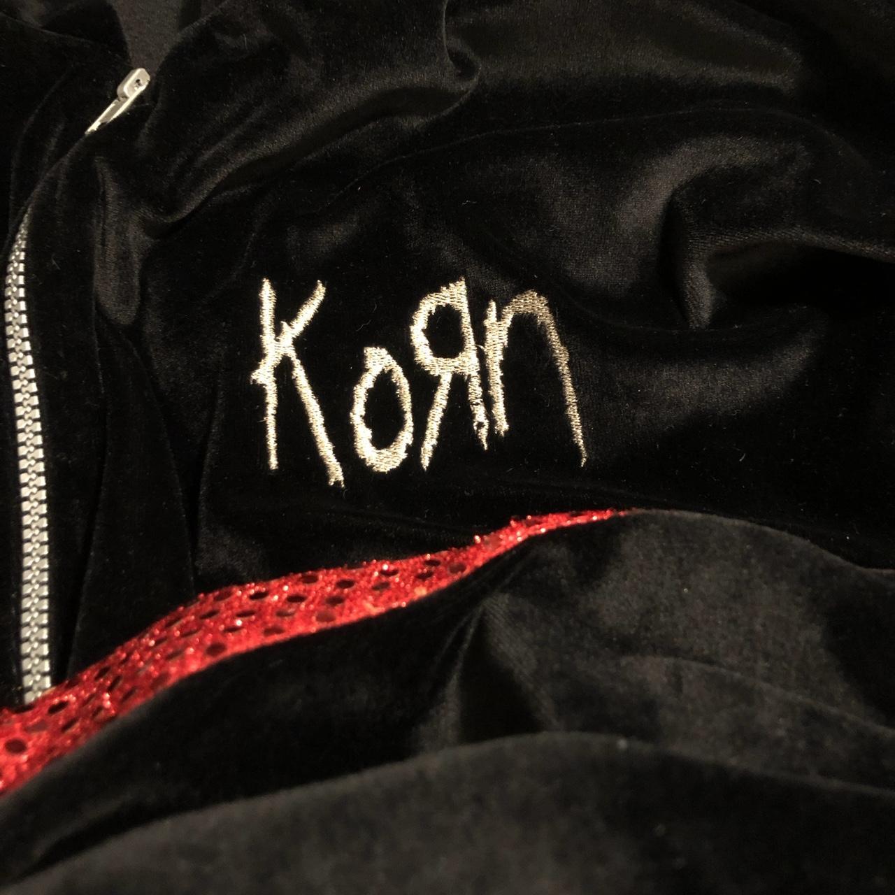 vintage and extremely rare black velvet korn jacket... - Depop