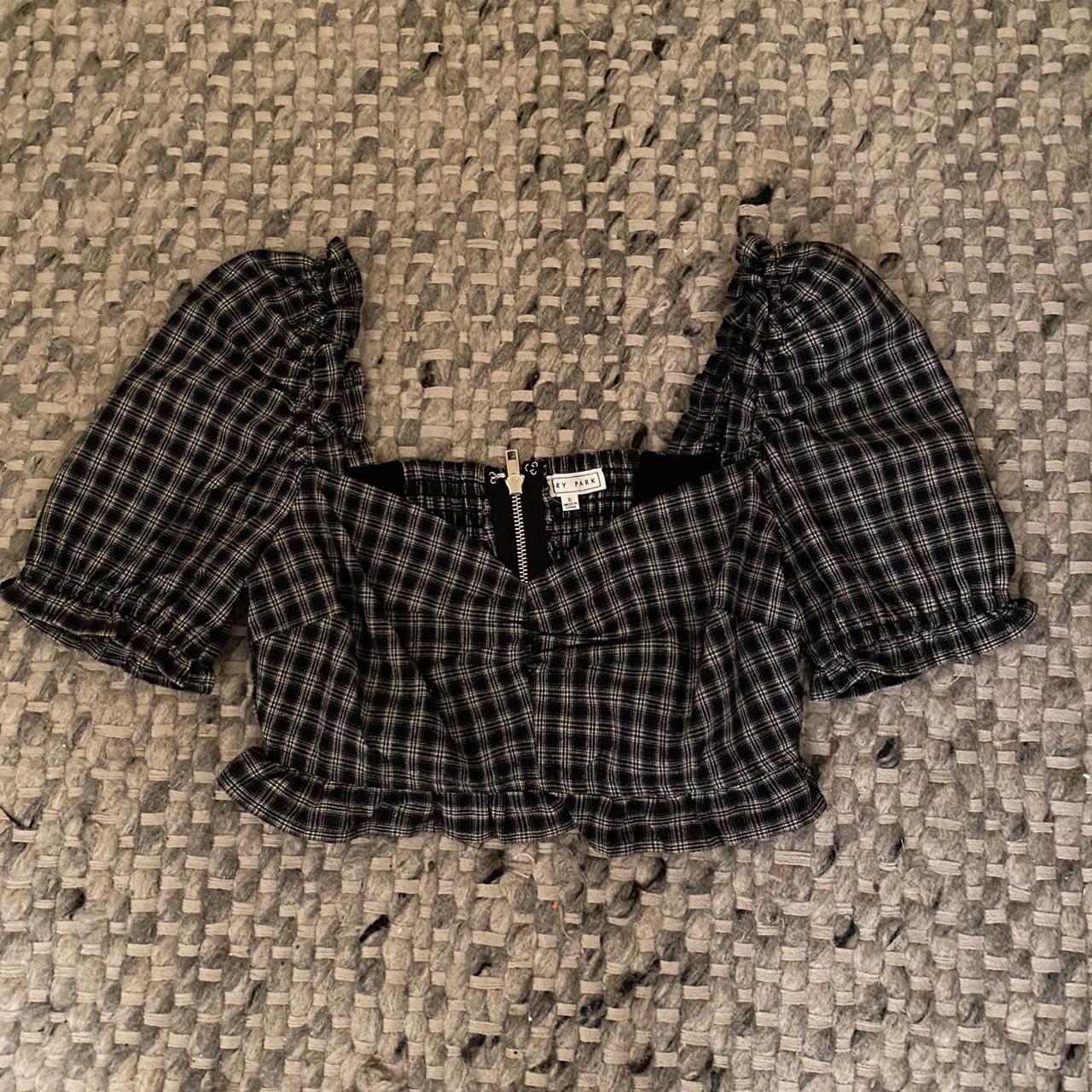 Emory Park Top. Cropped top with ruffle sleeves and... - Depop