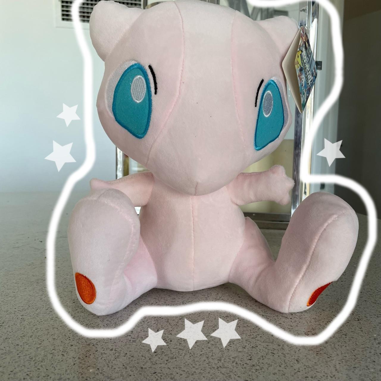 POKEMON Mew Sitting Pokemon Plush w/ original... - Depop