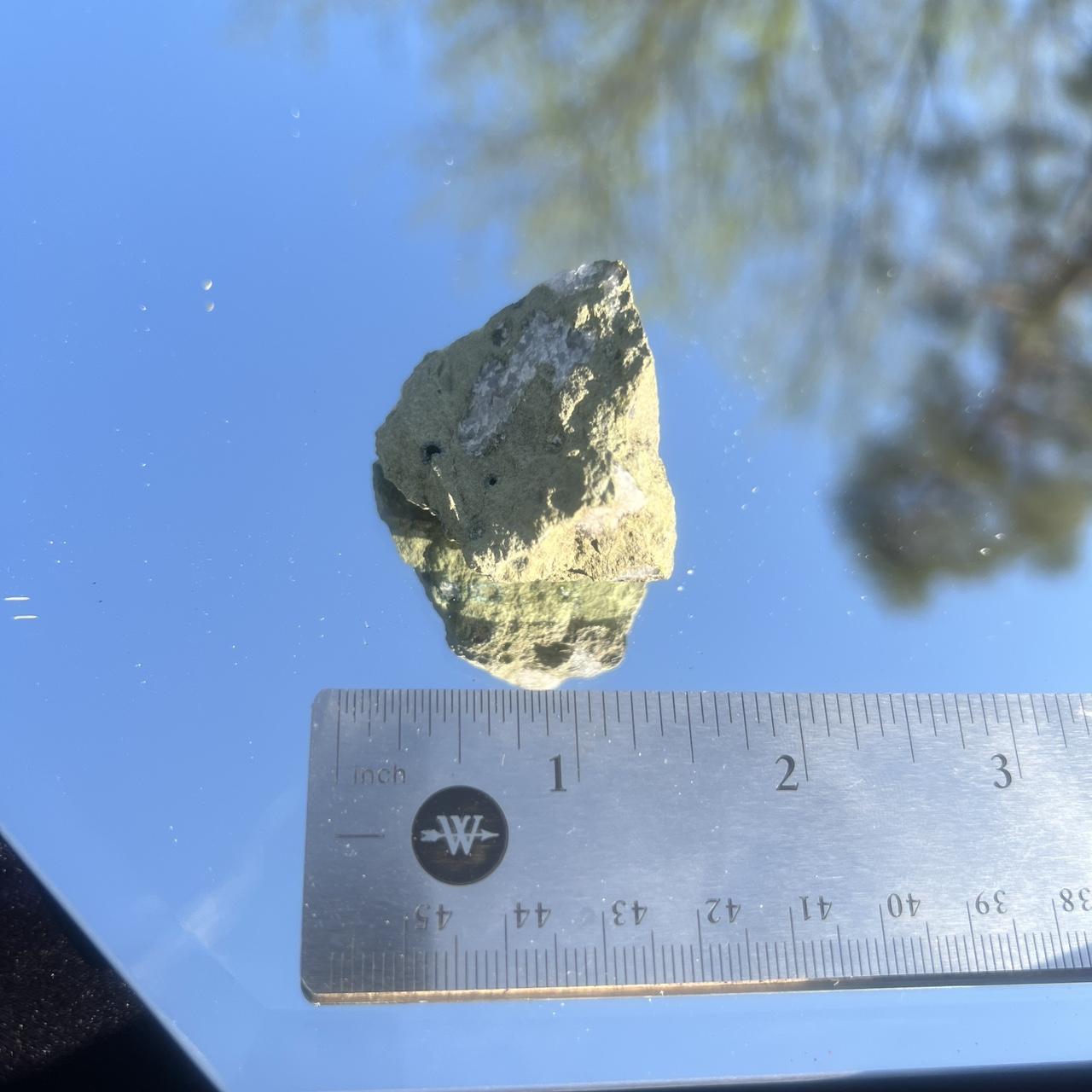 Rough Michigan epidote + quartz specimen Approx... - Depop