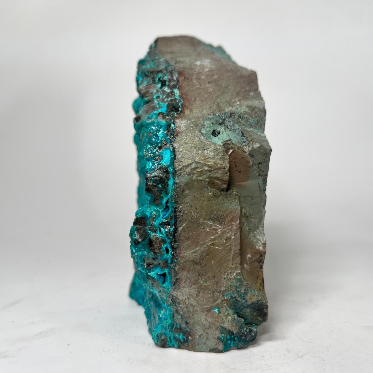 Large Gemmy Botryoidal Chrysocolla/Gem Silica from... - Depop