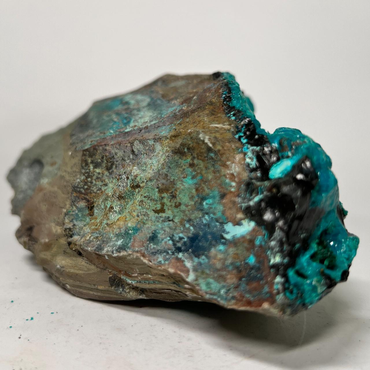 XL Gemmy Botryoidal Chrysocolla/Gem Silica from... - Depop