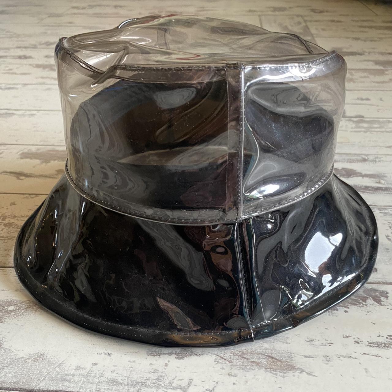 Top shop transparent plastic PVC bucket hat never... - Depop
