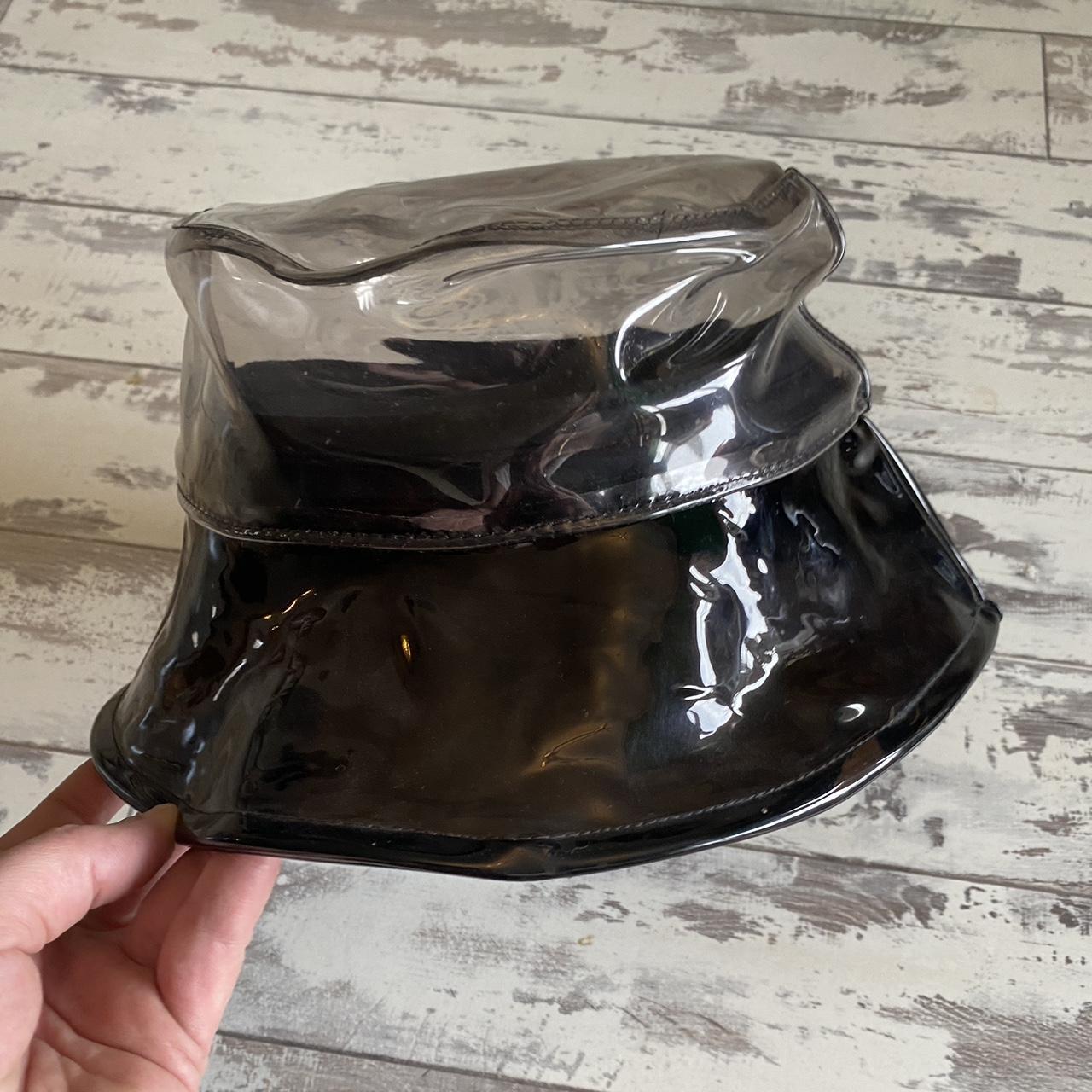Top shop transparent plastic PVC bucket hat never... - Depop