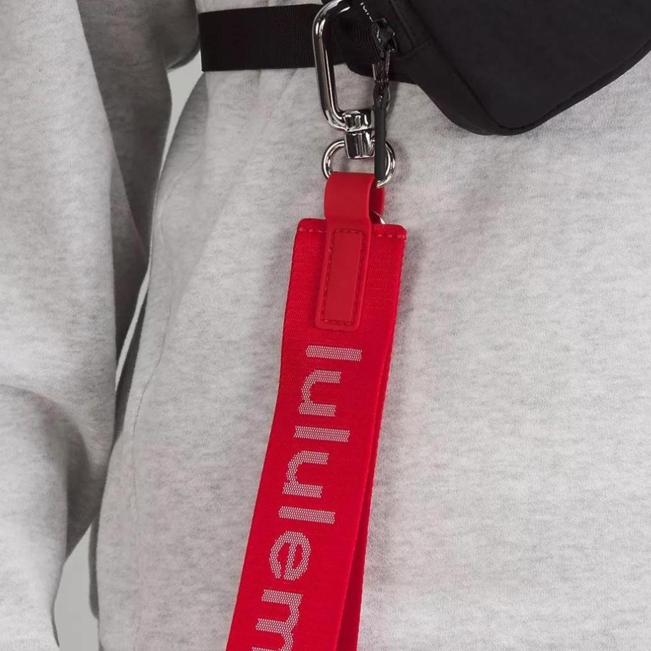 NWT Lululemon Never Lost Keychain Red price is... - Depop