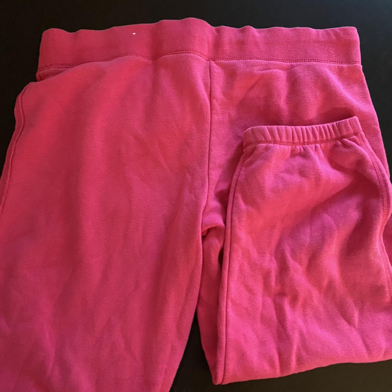 Super cute hot pink bedazzled aero sweats!... - Depop