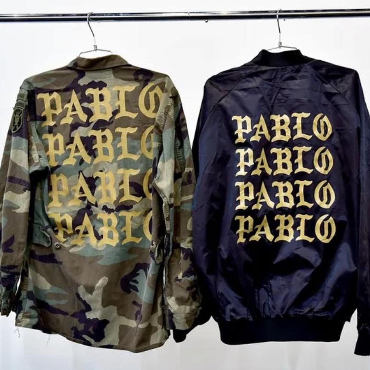 Kanye West Yeezy Pablo Tour Black Satin Cardinal... - Depop