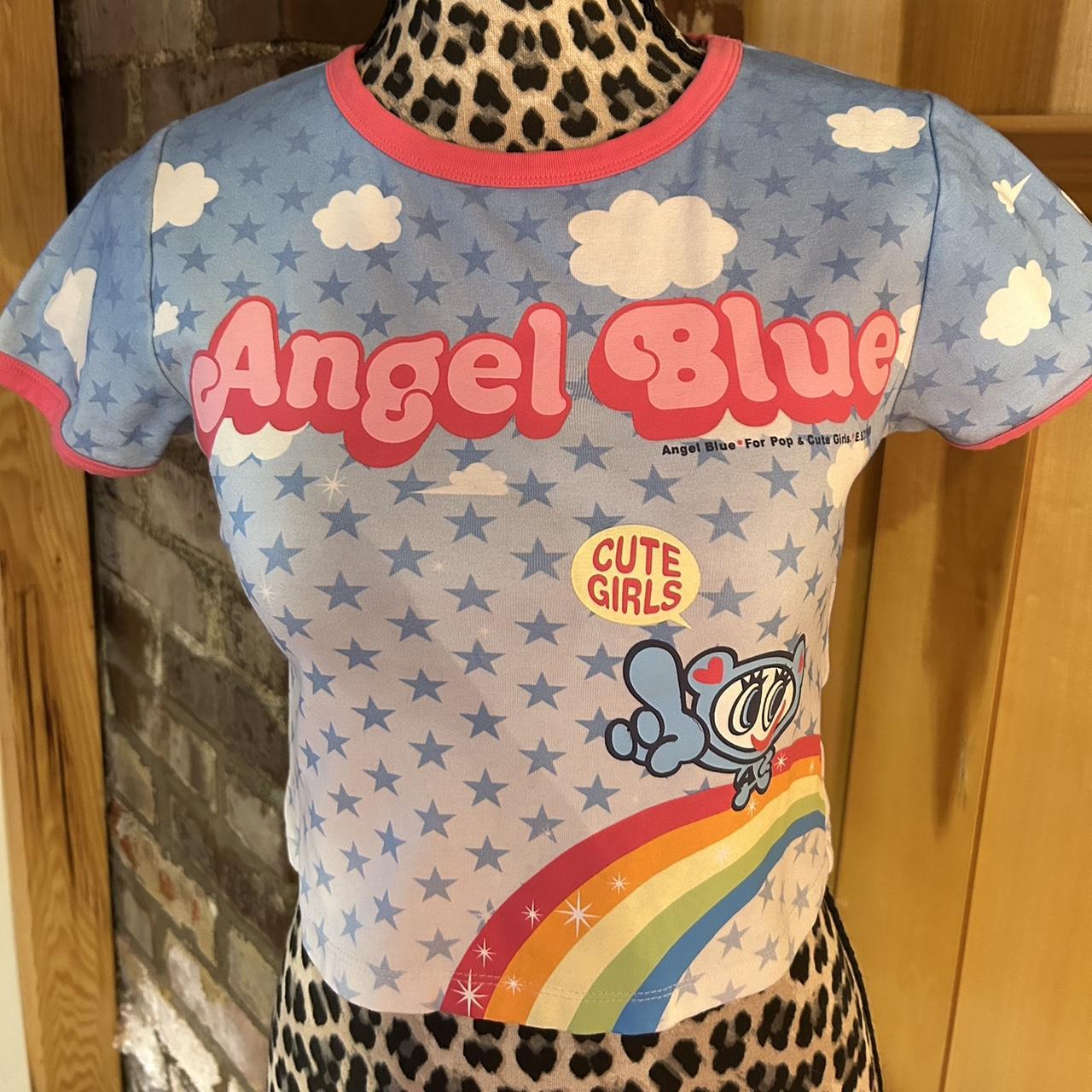 Angel blue top, brand new, just bought in Japan | Depop