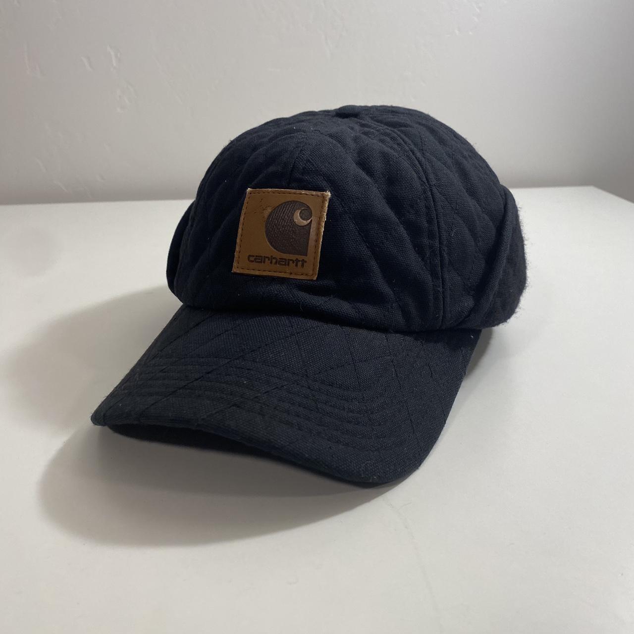 Carhartt Men's Black Hat | Depop