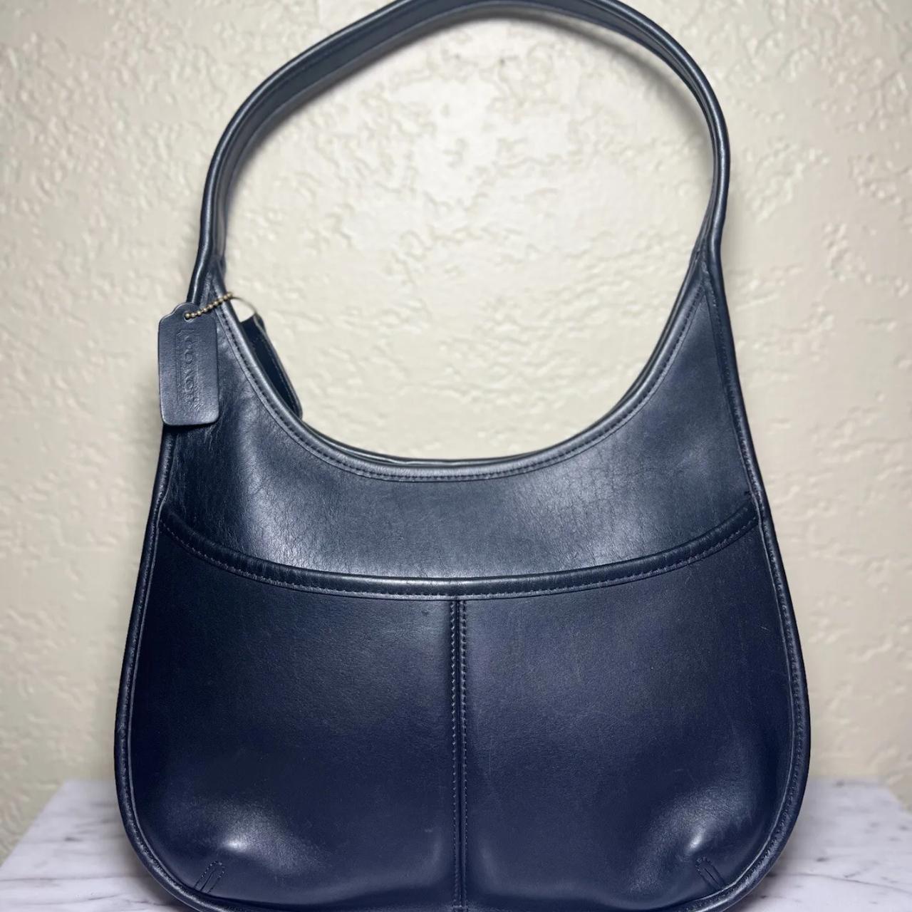 Vintage Coach 9033 Leather Ergo Zip Boho Shoulder... - Depop