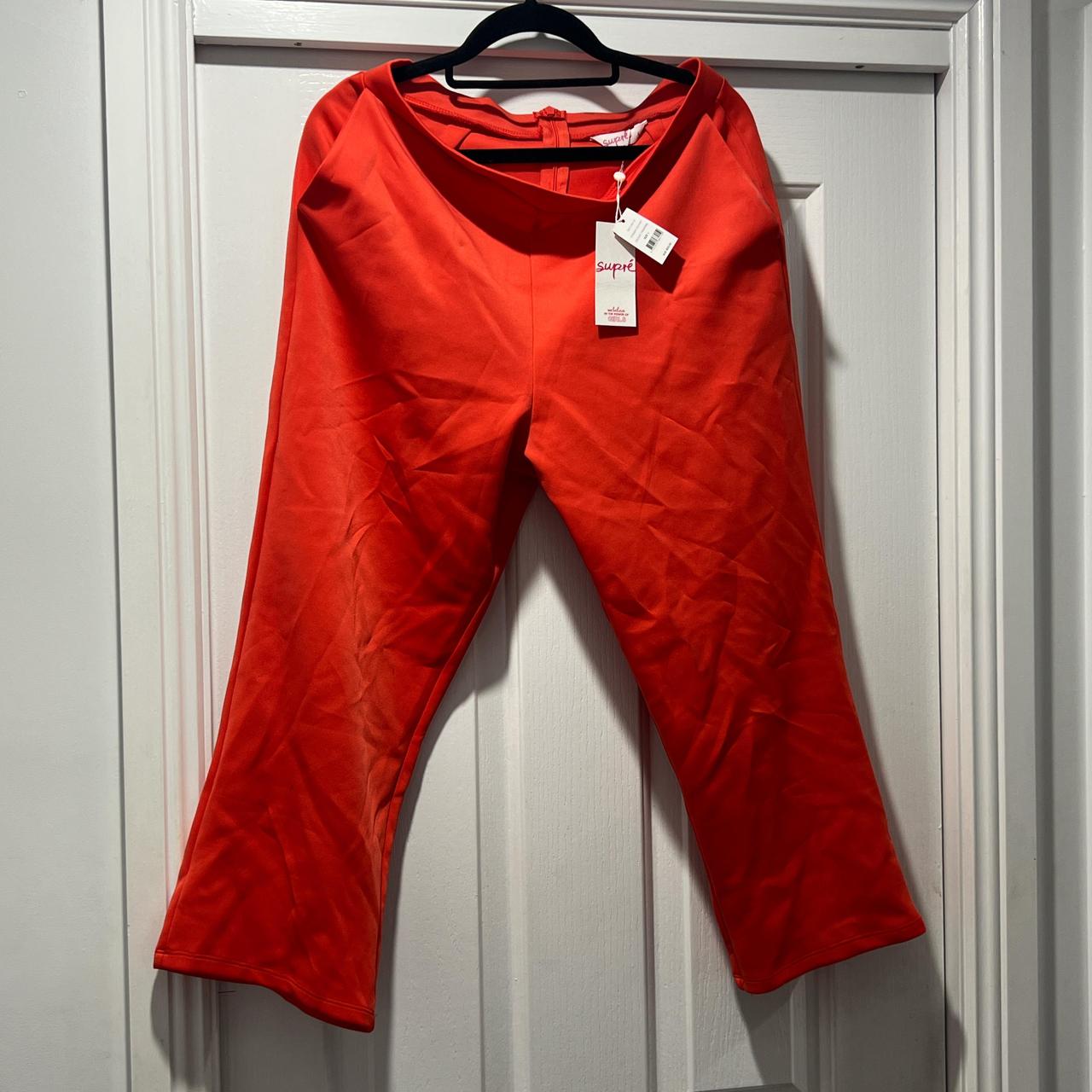 Supre straight leg pant Colour- tangerine Has... - Depop