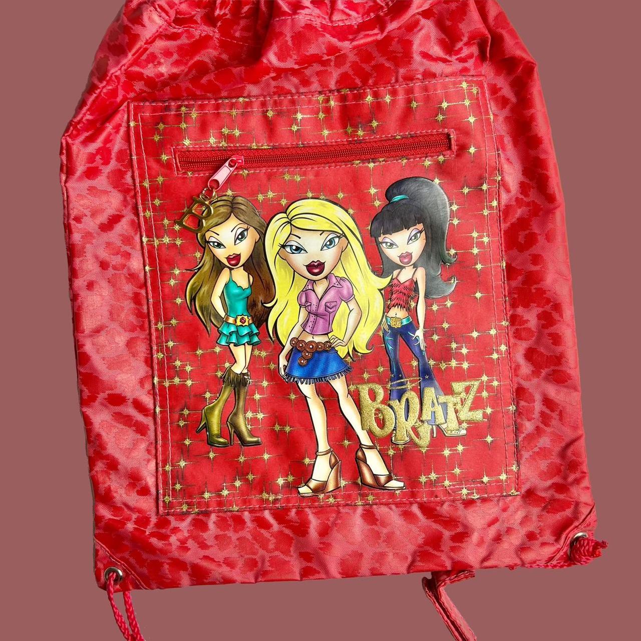 bratz cheetah print mini backpack with glitter... - Depop