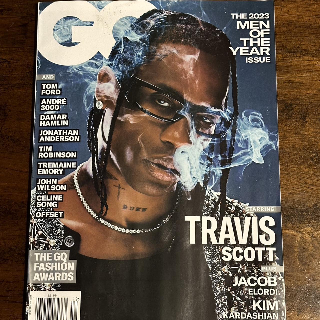 GQ Travis Scott Magazine 2023 Men of the Year... - Depop