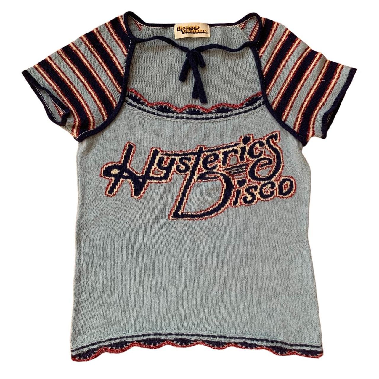 Hysteric Glamour Hysterics Disco Knit Shirt... - Depop
