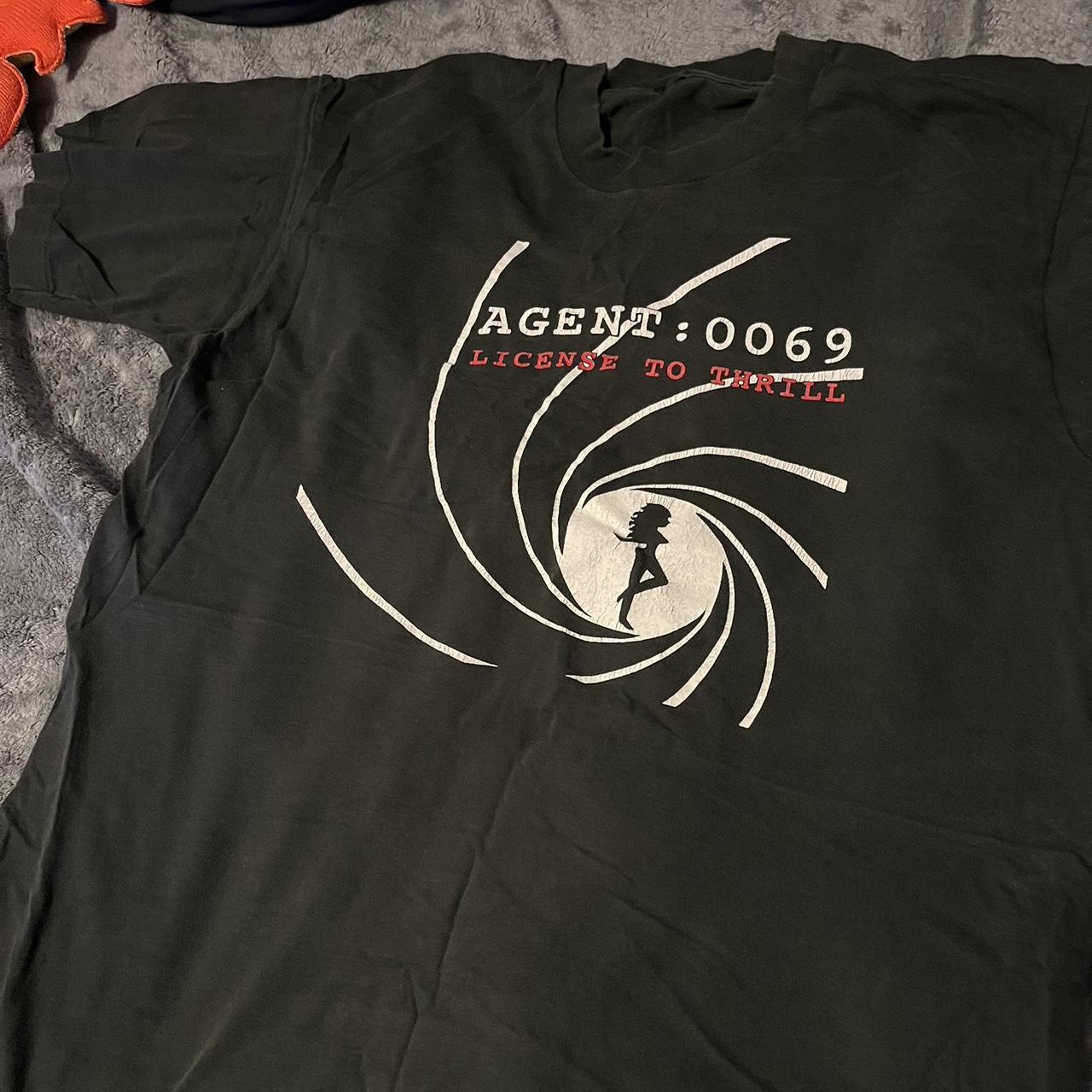 Vintage 90s 007 parody shirt Missing... - Depop