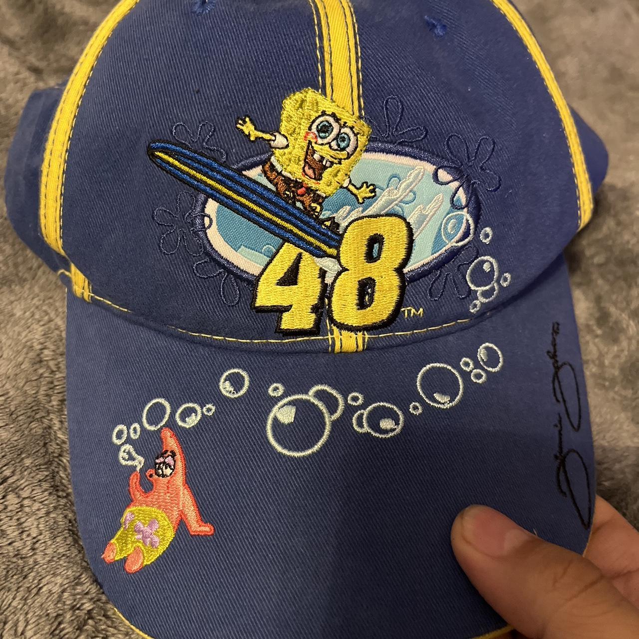 Vintage 90s 2000s Y2K SpongeBob SquarePants hat... - Depop