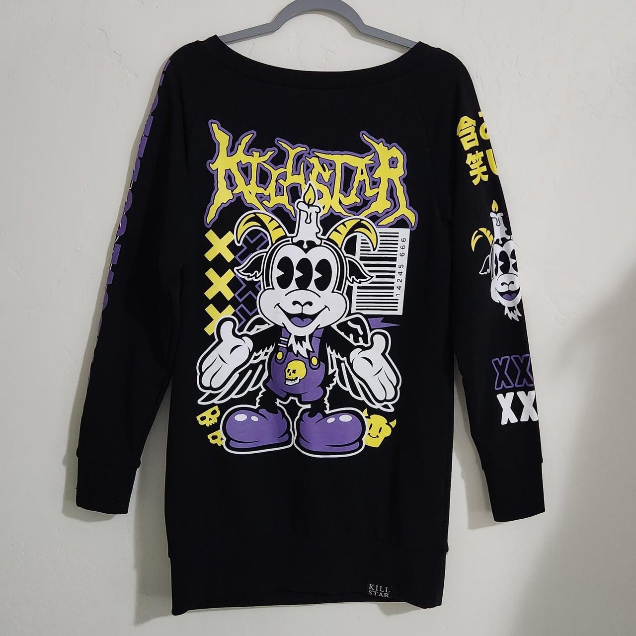 Killstar Oversized Technomet sweater dress | Depop