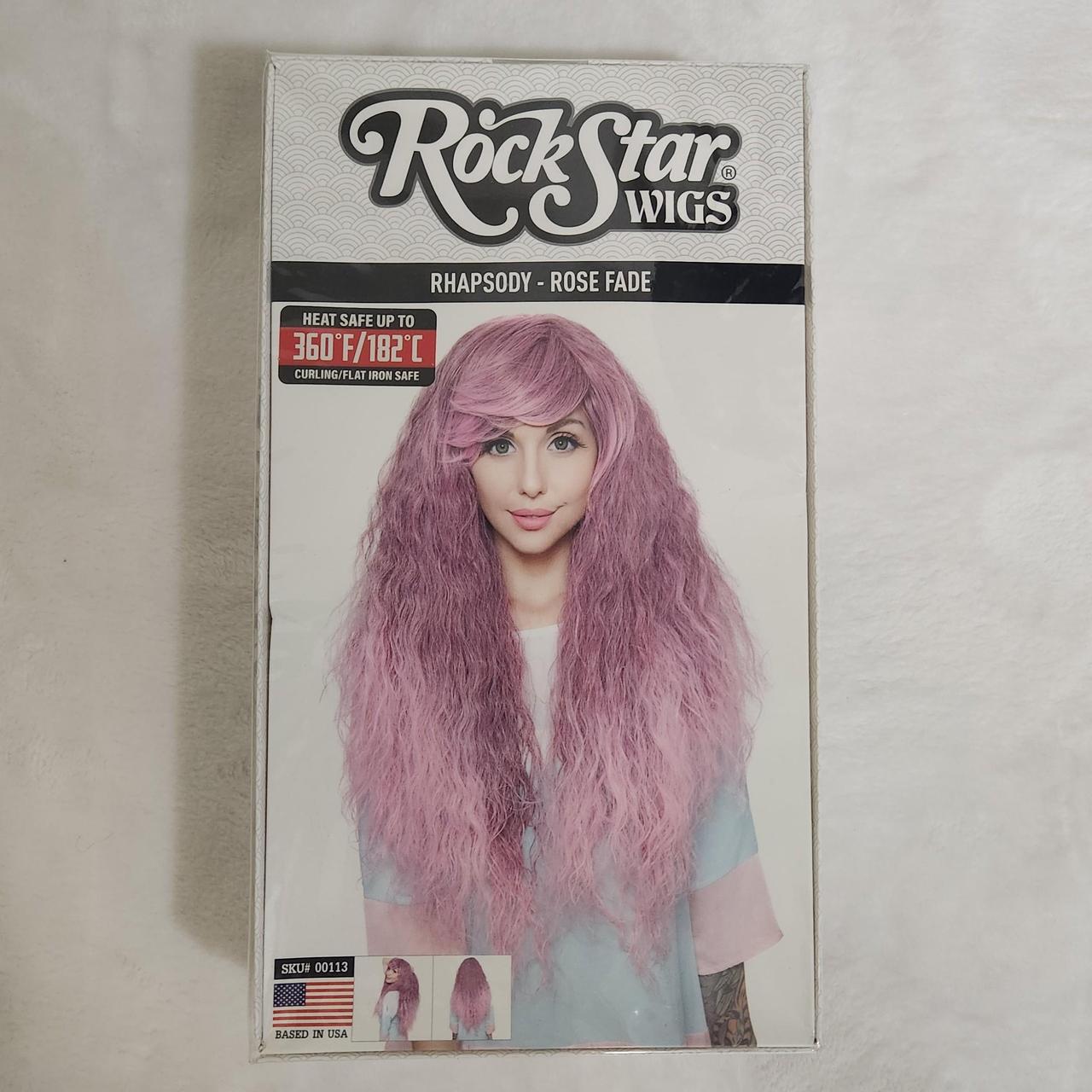 Rock Star Wigs Rhapsody Rose Fade - 16” long, pink... | Depop
