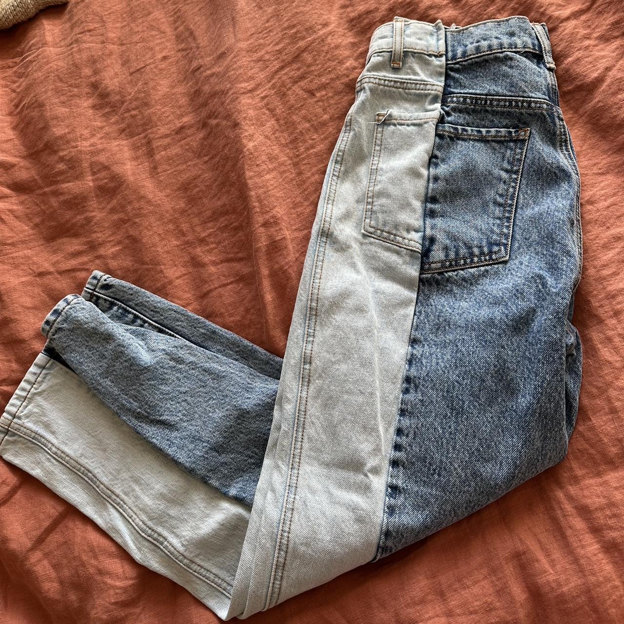 revive denim two toned jeans size... - Depop